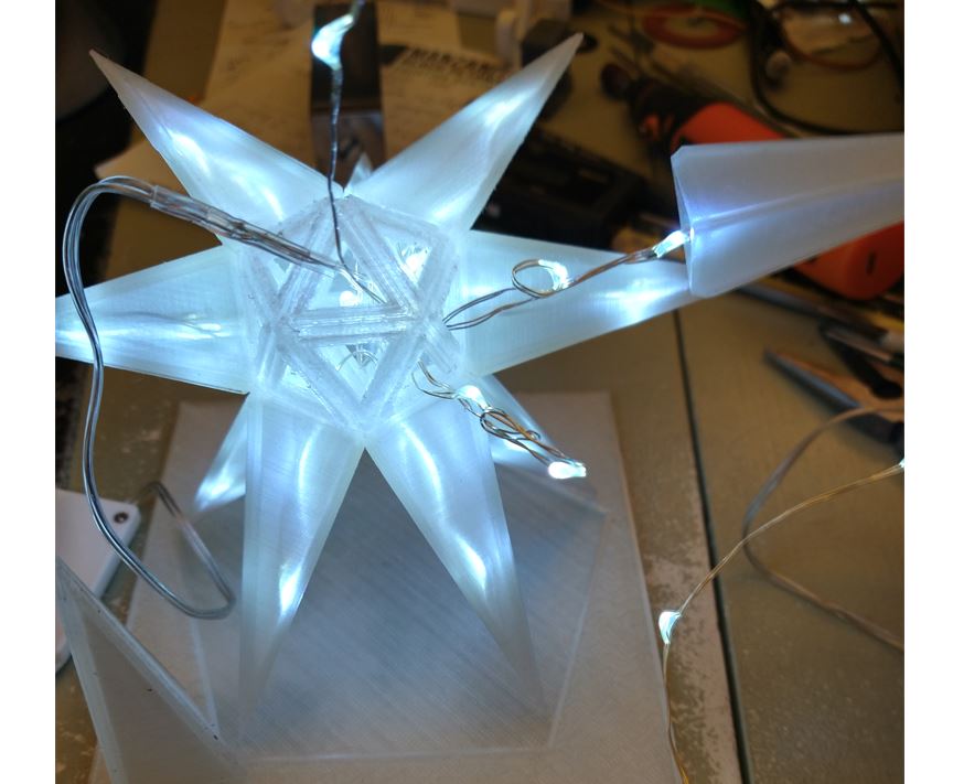 Free STL file Christmas Star・3D printing template to download・Cults