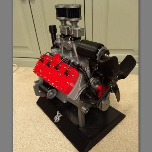 3D print Ford Flat Head V8 Working Model Engine • made with Prusa Mk3 ...