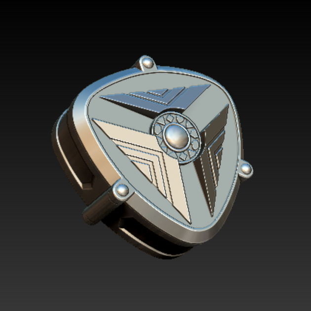 STL file Timeforce / Timeranger - Badge set of 3・3D printer model to ...