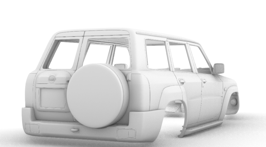 Free 3D file Nissan Patrol Y61 2004 324mm 🚗・Model to download and 3D ...