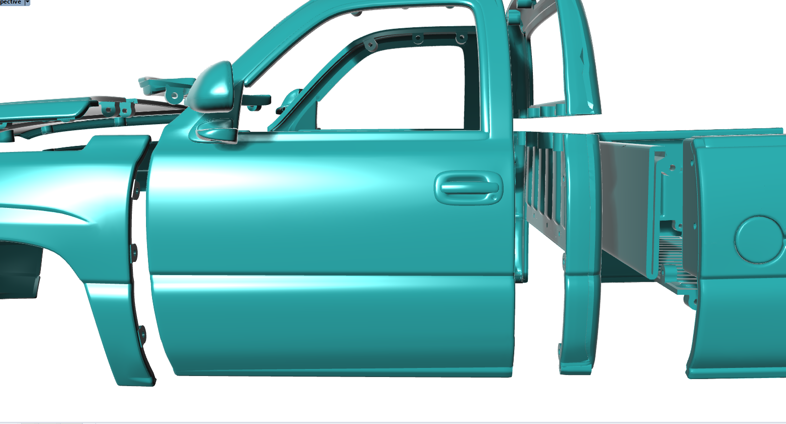 3D file chevrolet silverado 2007 313mm 🚙・3D print object to download・Cults