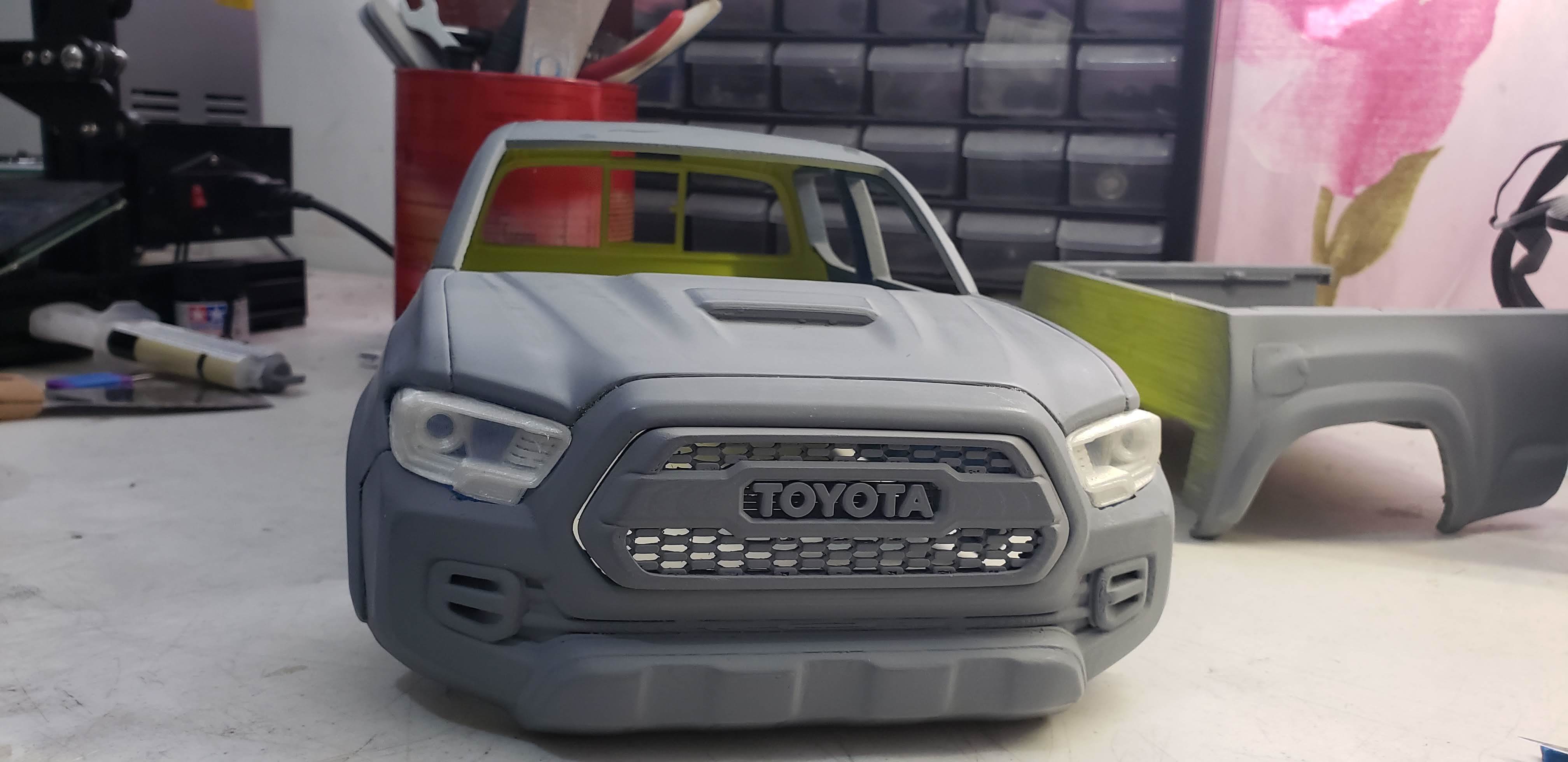 3D file toyota tacoma trd pro 1/10 313 mm body 🚗・3D printing template ...