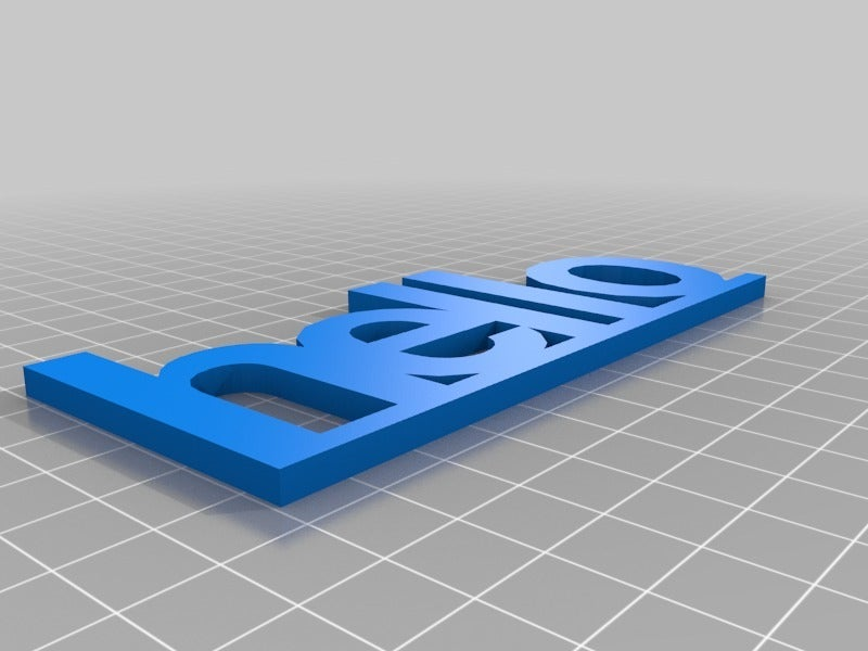 Free STL file hello・Object to download and to 3D print・Cults
