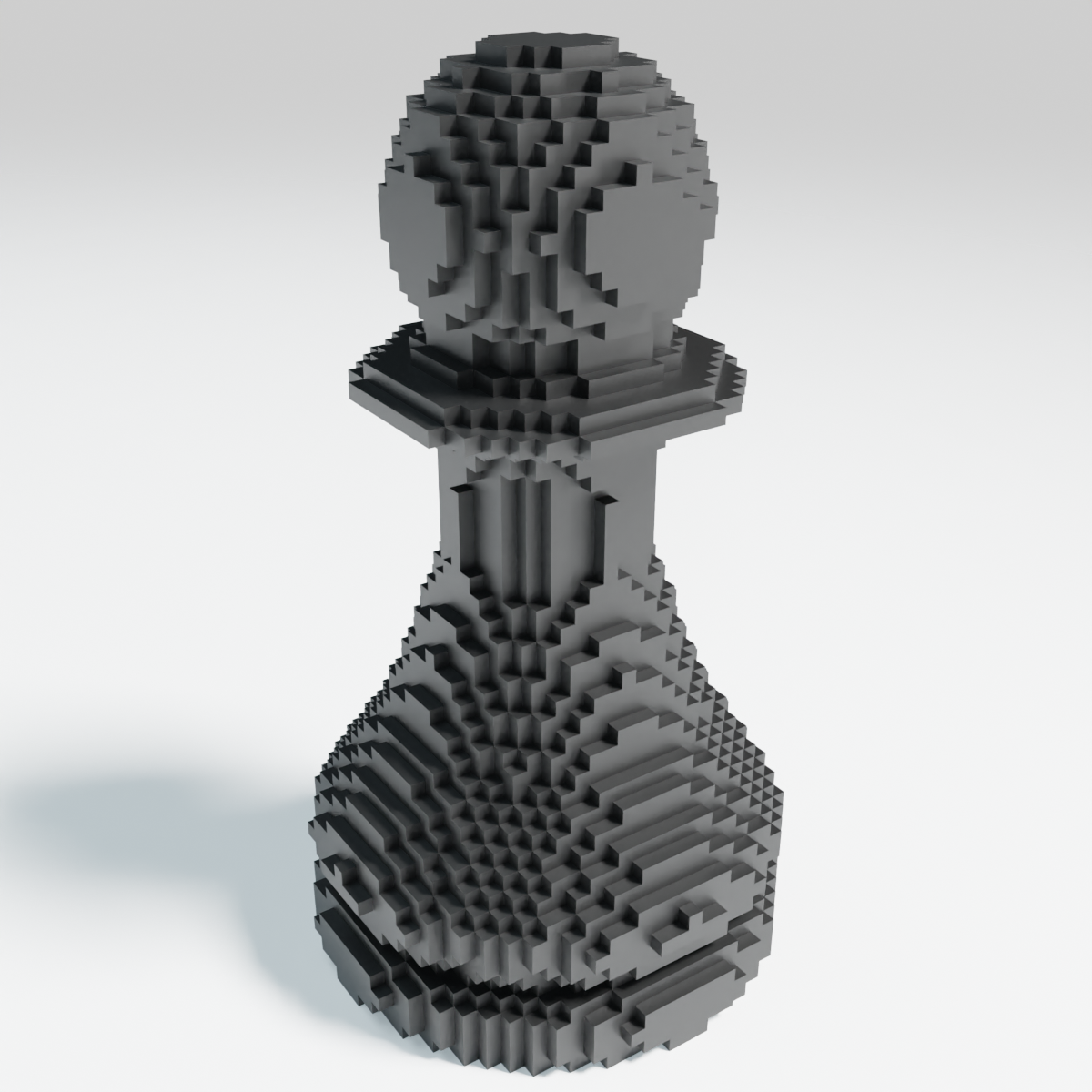 STL file Block Style Chess ♟️・Template to download and 3D print・Cults
