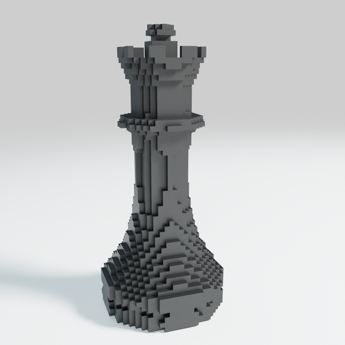STL file Block Style Chess ♟️・Template to download and 3D print・Cults