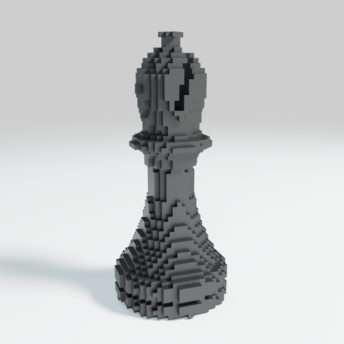 STL file Block Style Chess ♟️・Template to download and 3D print・Cults