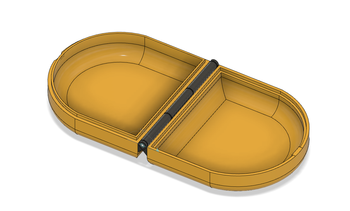 STL file Print in place denture/nightguard splint bite case/box for ...