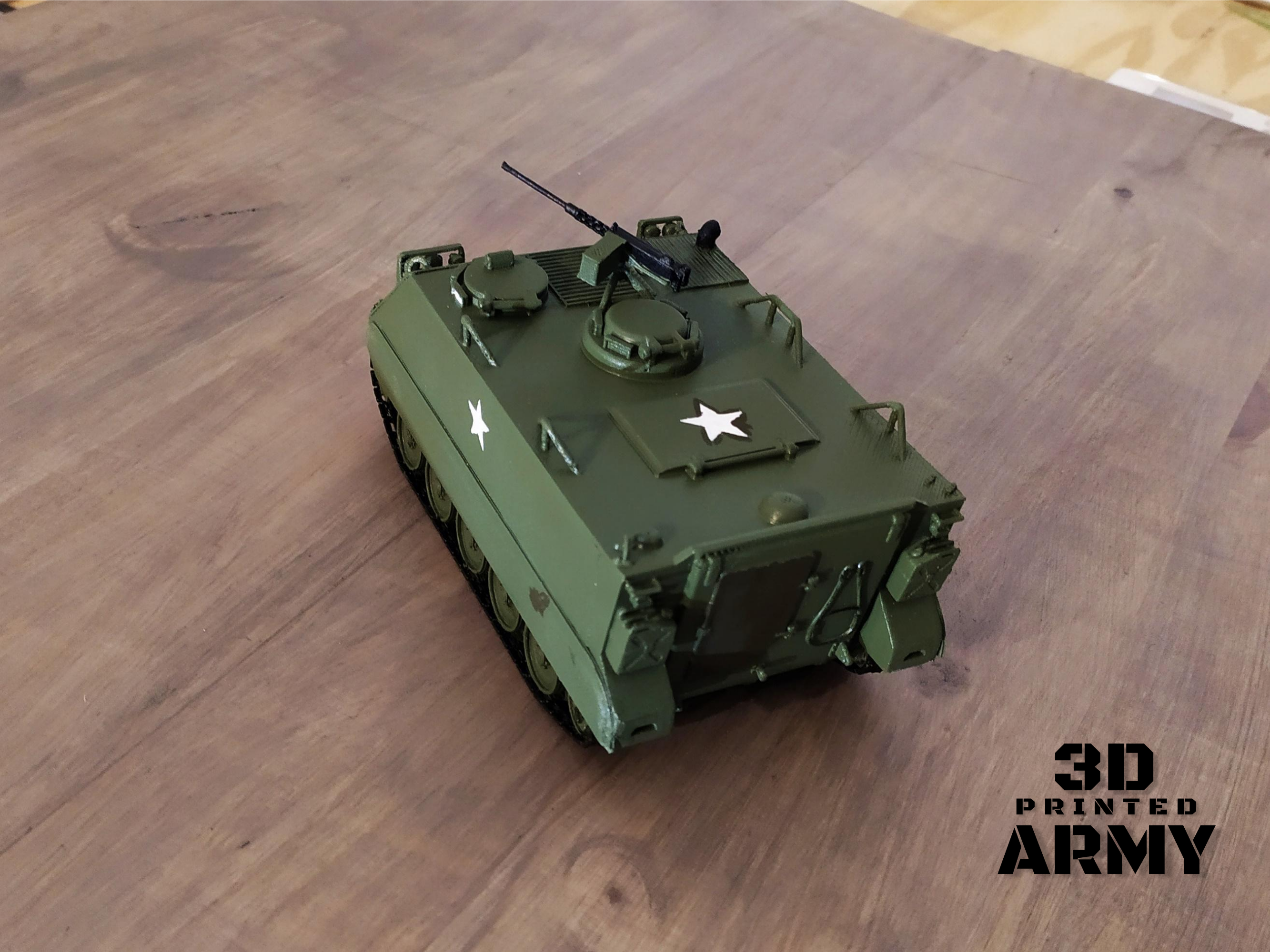 STL file M113 APC - armored vehicle 🪖・3D printing model to download・Cults