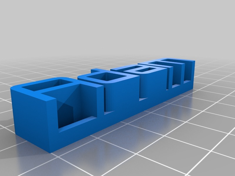 Free 3D file adam 3D name plate 🗿・3D printing idea to download・Cults