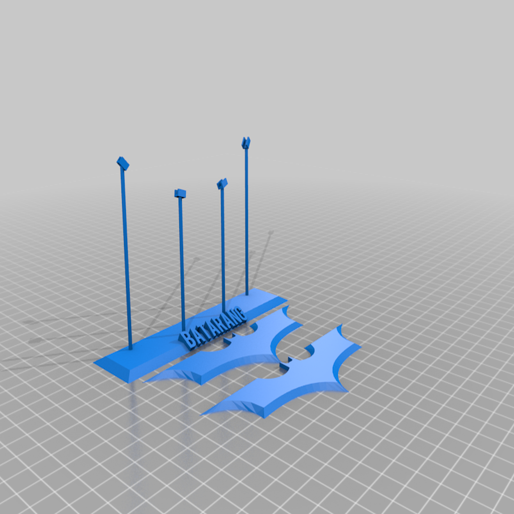Free STL file Batarang from Cristopher Nolan' s Trilogy・3D printable ...