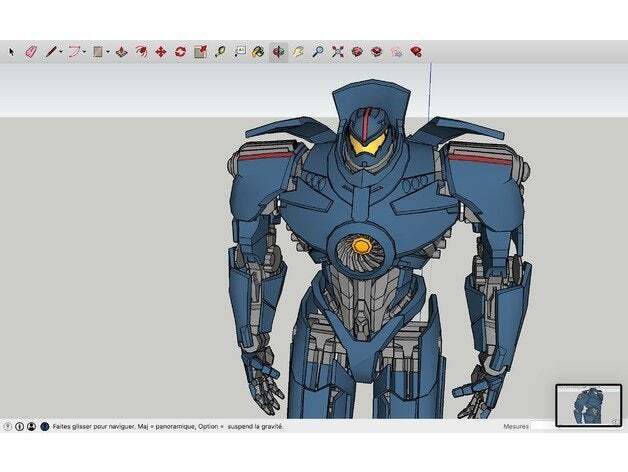 Free STL file Gipsy_Danger_Pacific_Rim・3D printable model to download・Cults