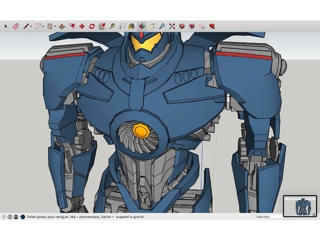 Free STL file Gipsy_Danger_Pacific_Rim・3D printable model to download・Cults