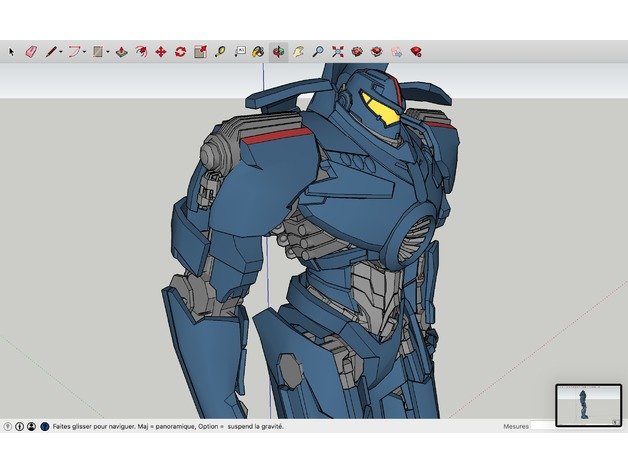 Free STL file Gipsy_Danger_Pacific_Rim・3D printable model to download・Cults