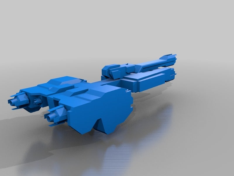 Free STL file Halo_3_UNSC_Frigate_Aegis_Fate・Template to download and ...