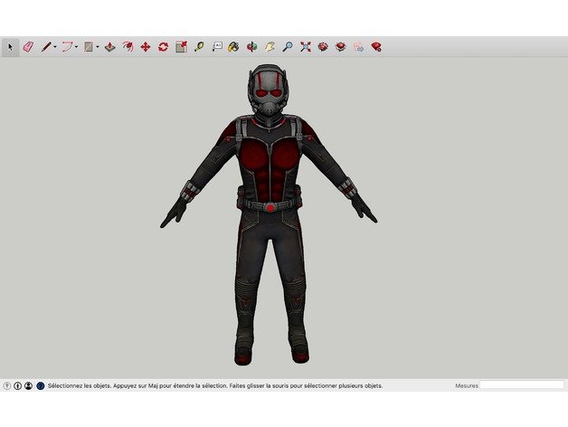 Free STL file Ant_Man・3D printable object to download・Cults