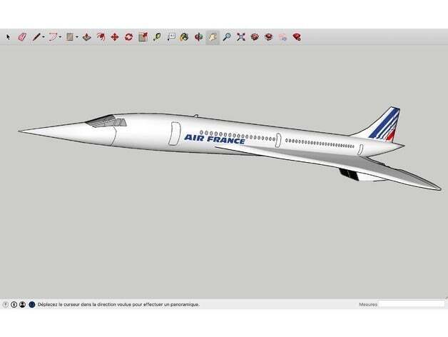 Free STL file Concorde・3D printing model to download・Cults