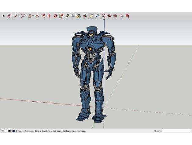 Free STL file Gipsy_Danger_Pacific_Rim・3D printable model to download・Cults
