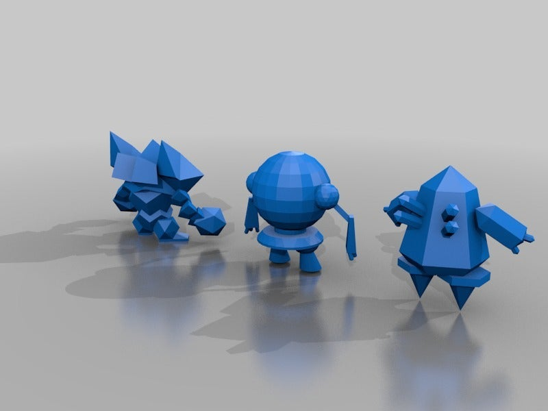 Free STL file Registeel_Regirock_Regice 🐉・Model to download and 3D ...