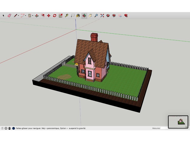 Free STL file Carl_Fredricksen_s_House_Disney_Pixar_s_Up・Template to ...