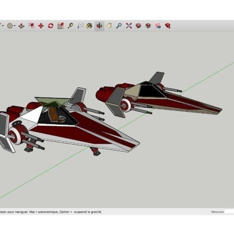 Download free STL file Jedi_Fighter_Star_Wars • 3D printer model ・ Cults