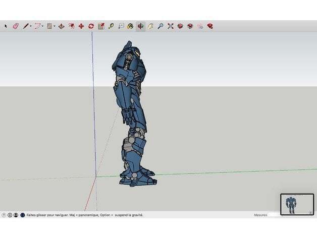 Free STL file Gipsy_Danger_Pacific_Rim・3D printable model to download・Cults
