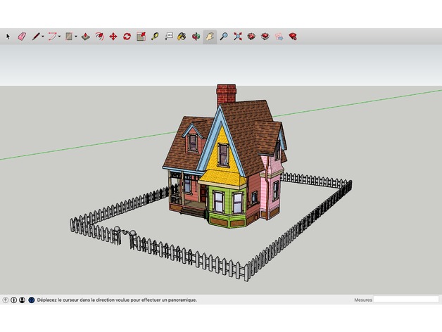 Free STL file Carl_Fredricksen_s_House_Disney_Pixar_s_Up・Template to ...