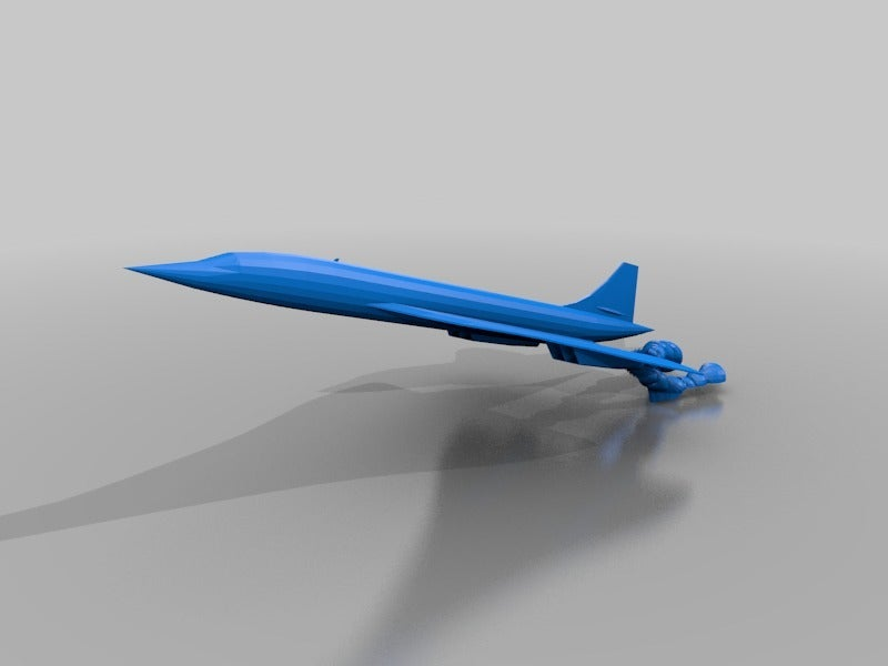 Free STL file Concorde・3D printing model to download・Cults