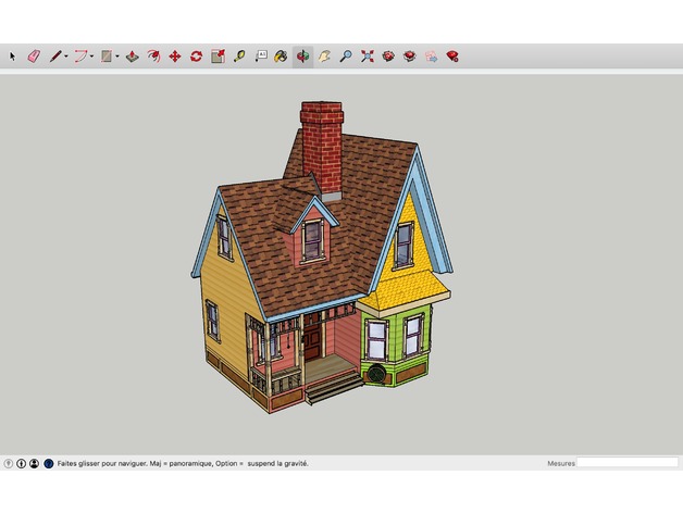 Free STL file Carl_Fredricksen_s_House_Disney_Pixar_s_Up・Template to ...