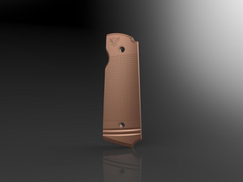 Free STL file 1911 Gun Grip Eagle 🔫・3D printing design to download・Cults