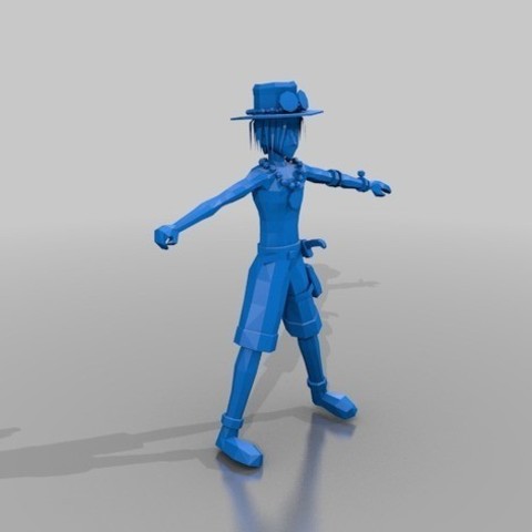 Download free STL files Ace_One_piece ・ Cults