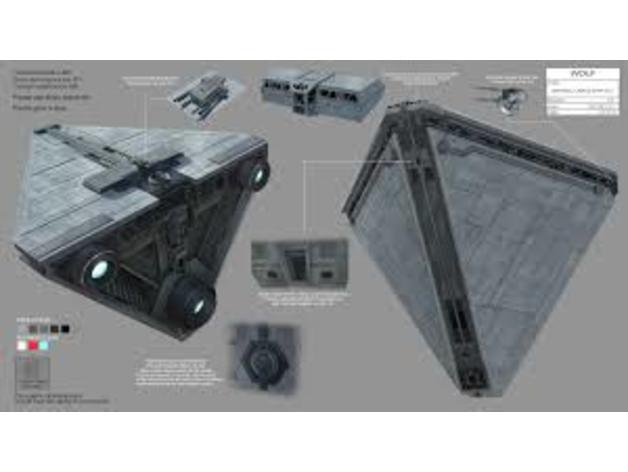 Free STL file Imperial_Cargo_Ship_Star_Wars 👽・3D printing design to ...