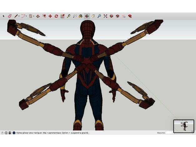 Free STL file Spider-Man_Iron_Spider_Suit 🕷️・3D printing model to ...