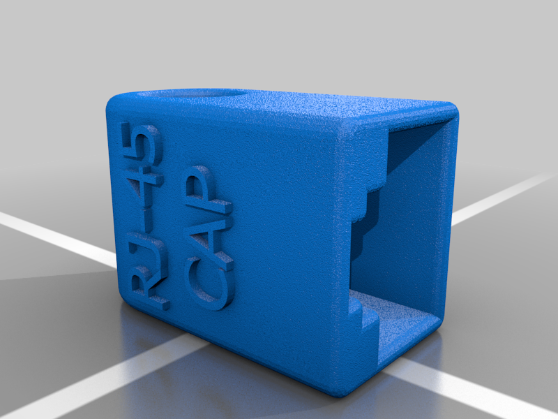 STL-Datei RJ45 network connector protector_organizer kostenlos・Objekt ...