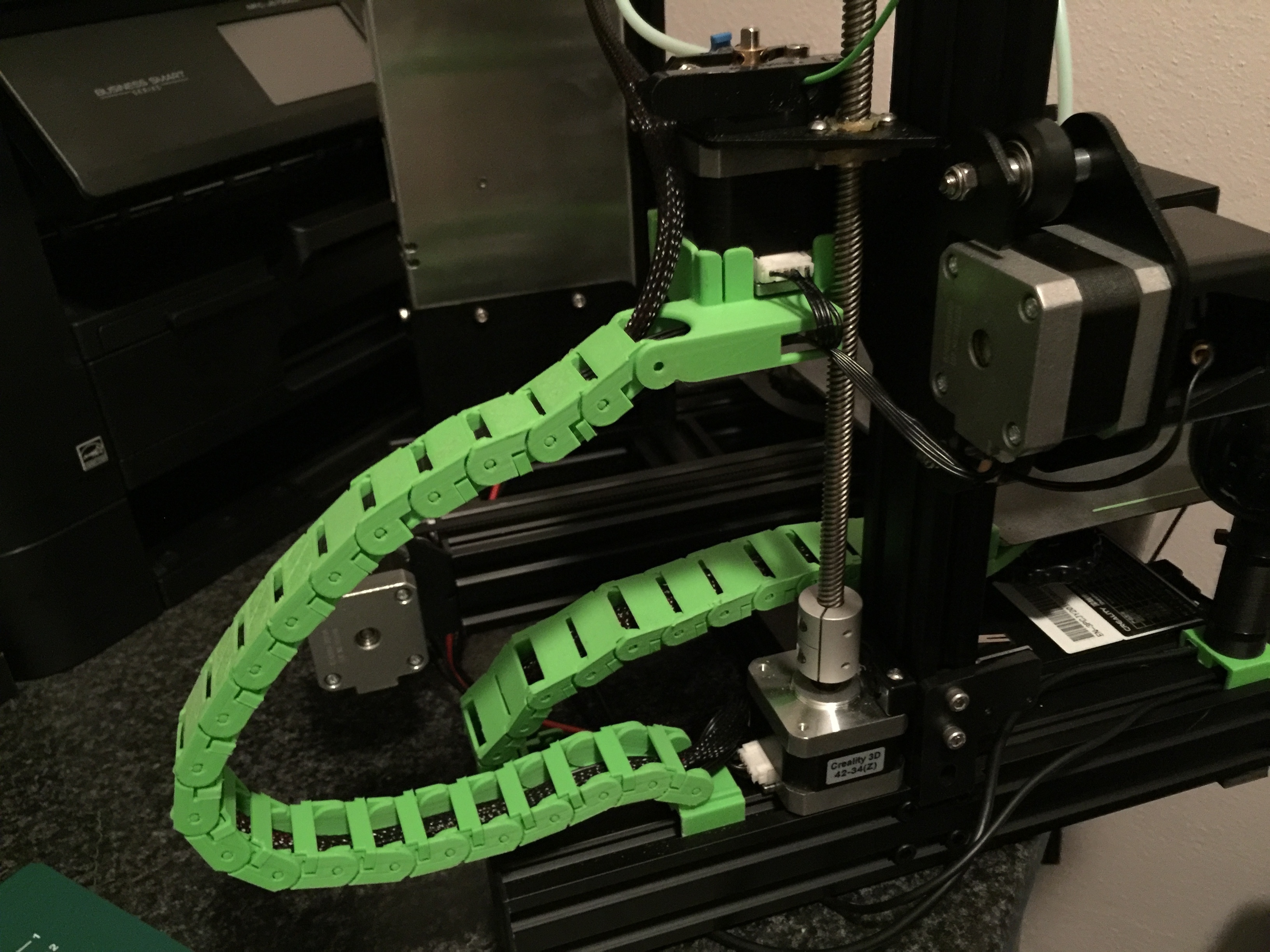 Free OBJ file Ender 3 Z axis nema chain mount・3D printer model to ...