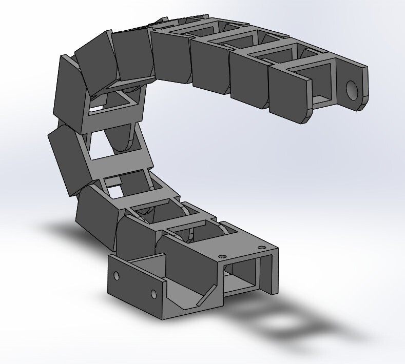 STL file Cable drag chain 🔌・3D printing template to download・Cults