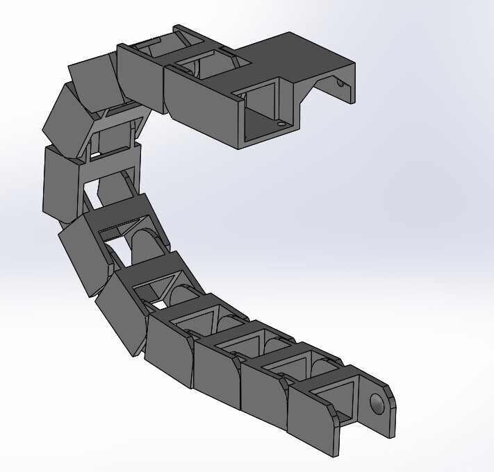 STL file Cable drag chain 🔌・3D printing template to download・Cults