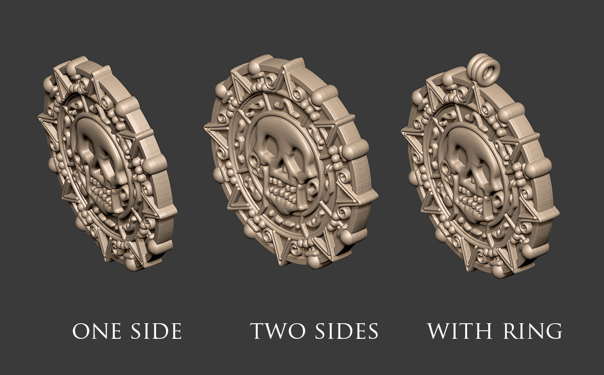 STL file Pirate Coin 🏴‍☠️・3D printing design to download・Cults
