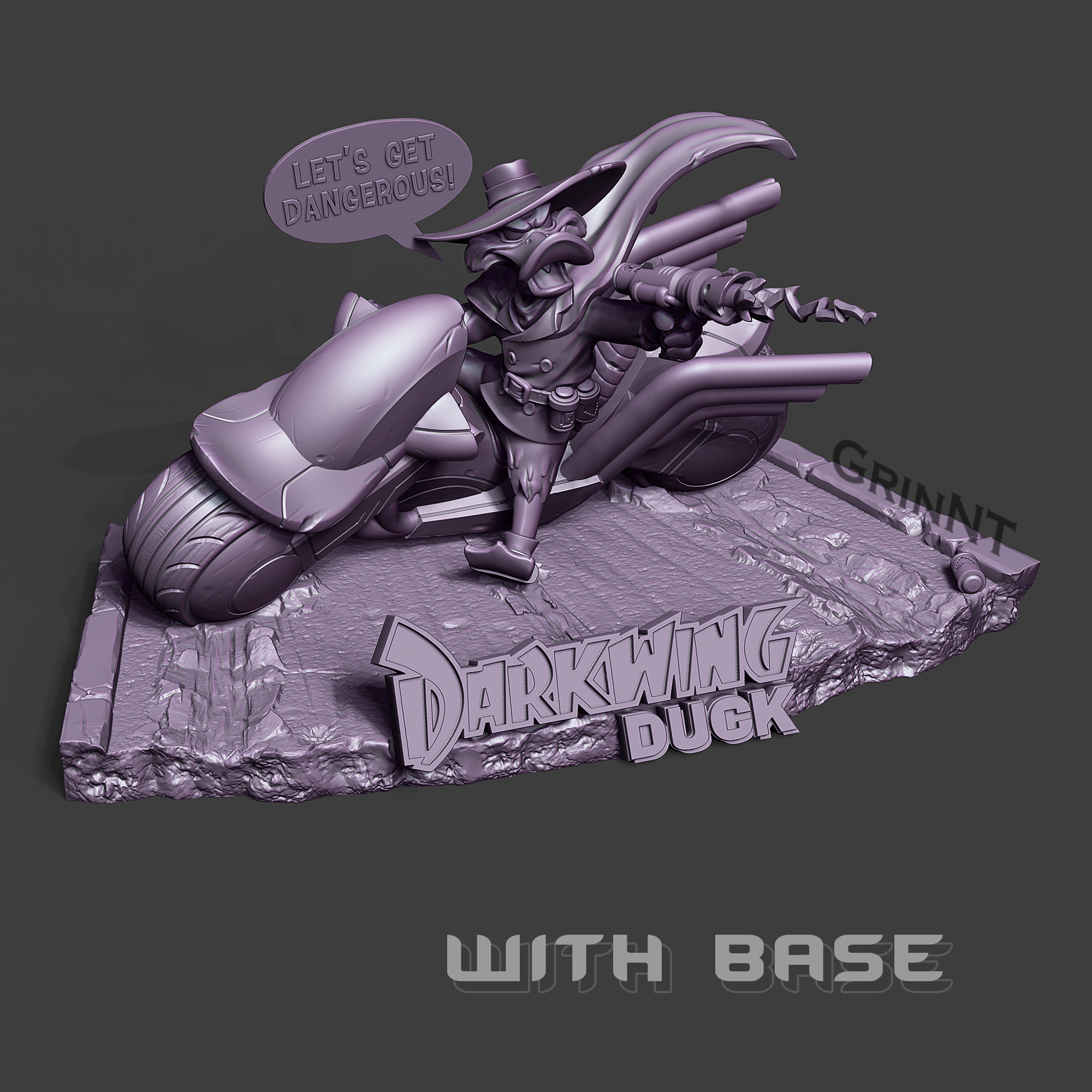 STL file Darkwing Duck・Template to download and 3D print・Cults