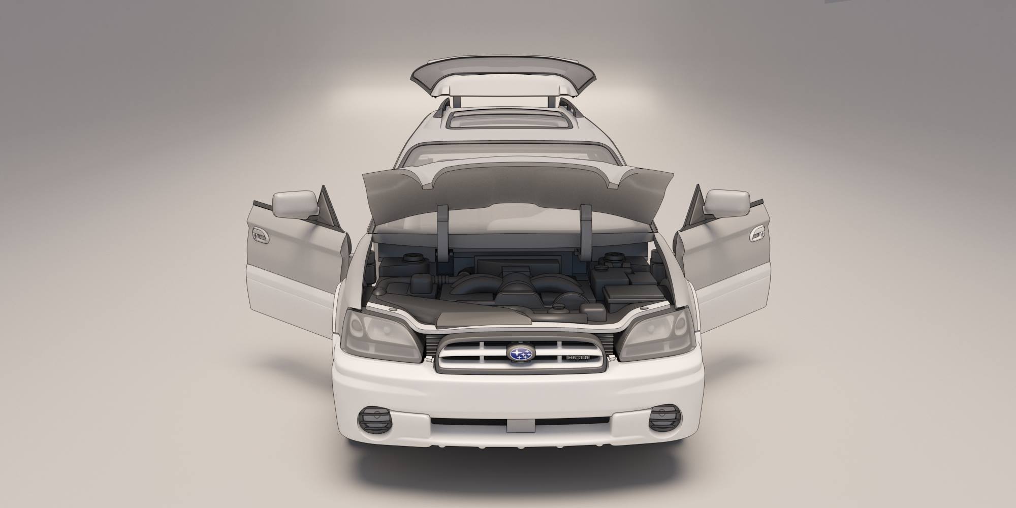 STL file SUBARU OUTBACK B12 WAGON 🎲・3D printer design to download・Cults