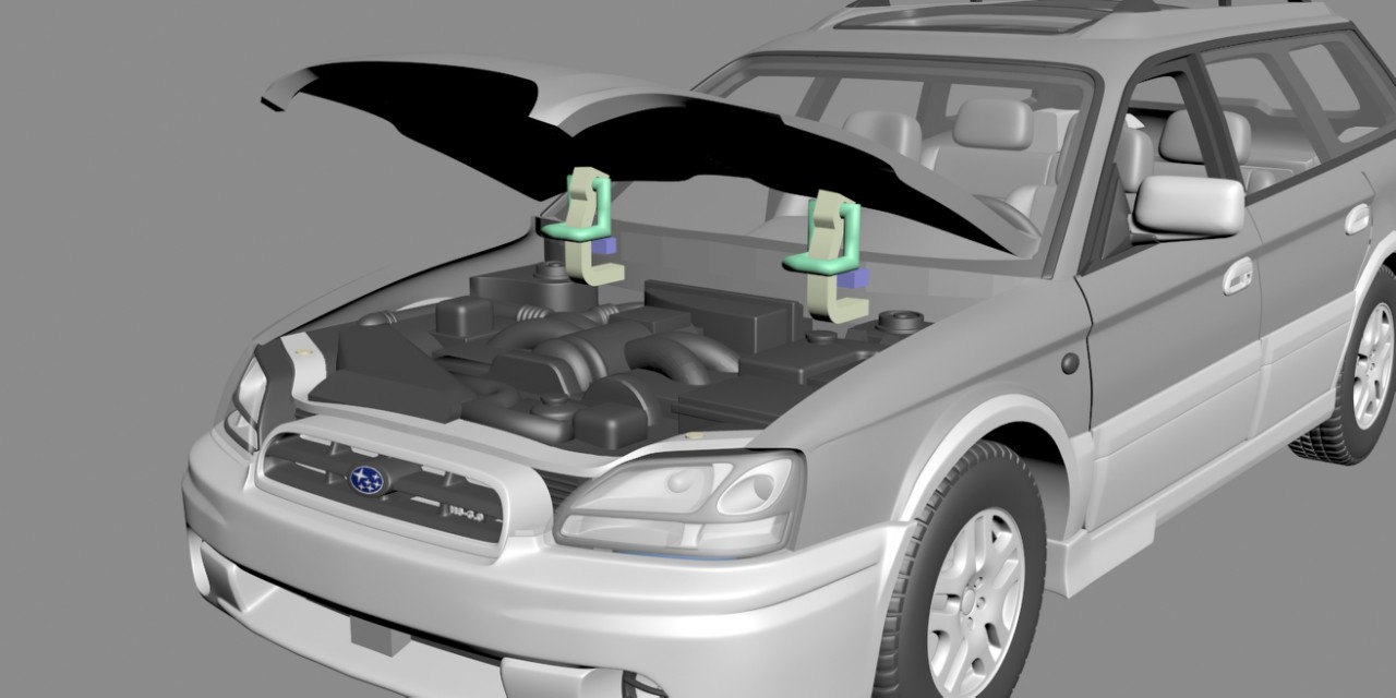 STL file SUBARU OUTBACK B12 WAGON 🎲・3D printer design to download・Cults