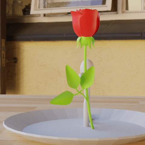 Download 3D model Rose Flower ・ Cults