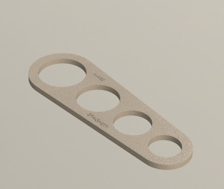 Free STL file Spaghetti measure 🍝・3D printer model to download・Cults