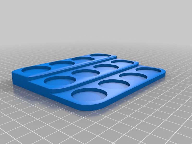 Free STL file 25mm miniature display stand・3D print object to download ...
