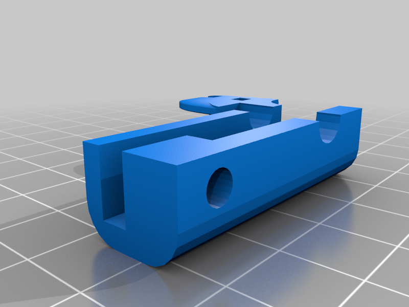 Free STL file Ender5 left hand bed strain relief・Object to download and ...