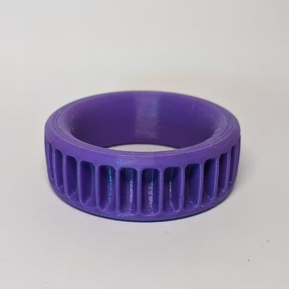 STL file Convex Ribbed Cock Ring・3D printer model to download・Cults