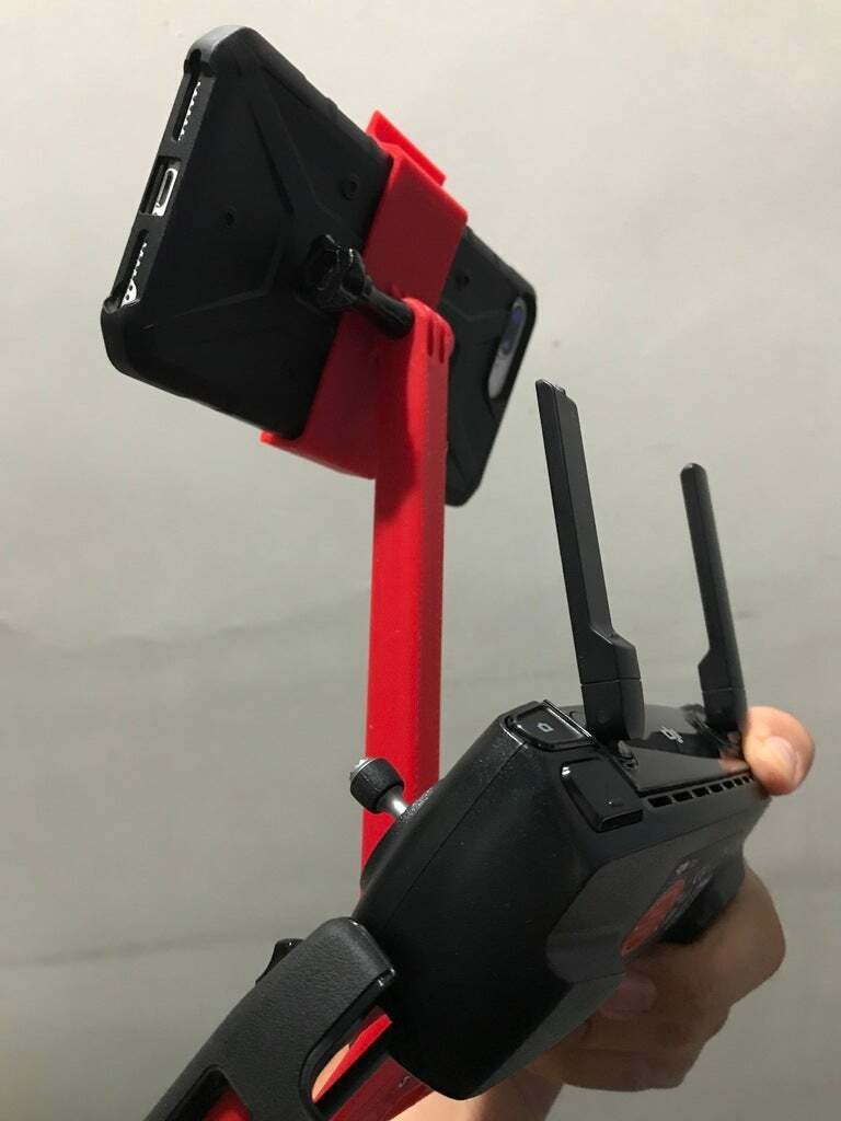 Free STL file DJI Mavic Air Phone Remote Controller Stand/Mount for ...