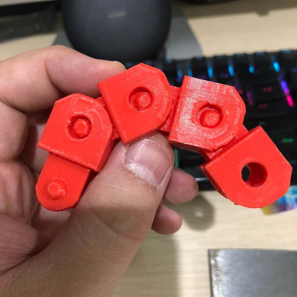 Fichier STL gratuit Improved Drag Cable Chain links・Modèle à ...