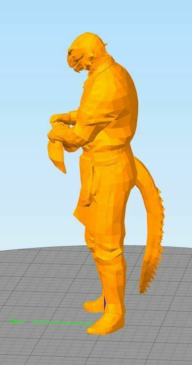 Free 3D file Argonian Barkeep 🎨・3D printable model to download・Cults