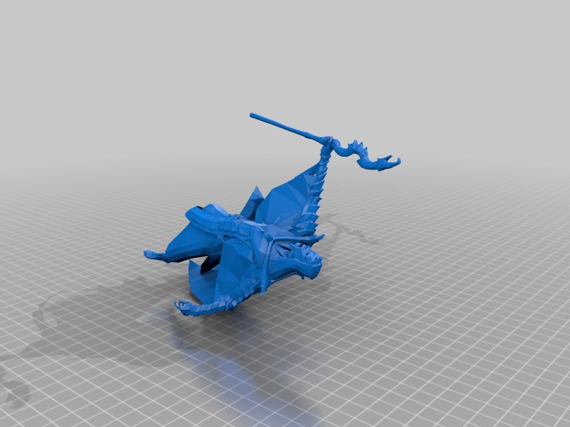 Free 3D file Dragon Priest・Template to download and 3D print・Cults