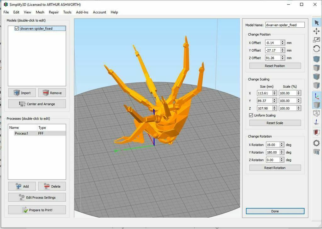 Free 3D file Dwarven Spider from Skyrim・3D printing model to download・Cults